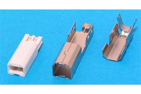 Usb B Male Solderable Wire Connector Partco