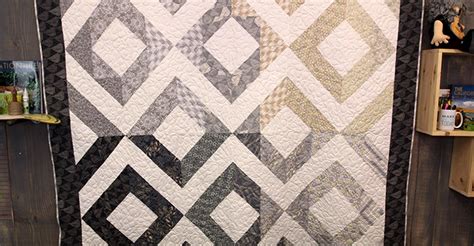 Diamond Dreams Quilt Man Sewing