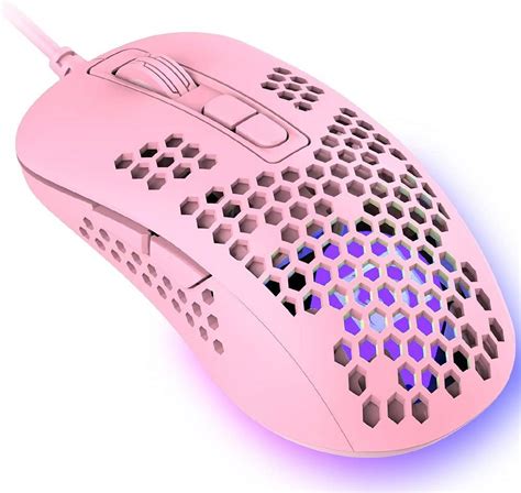 Kuiyn 383 Ultralight Wired Gaming Mouse Lightweight Honeycomb Shell 4