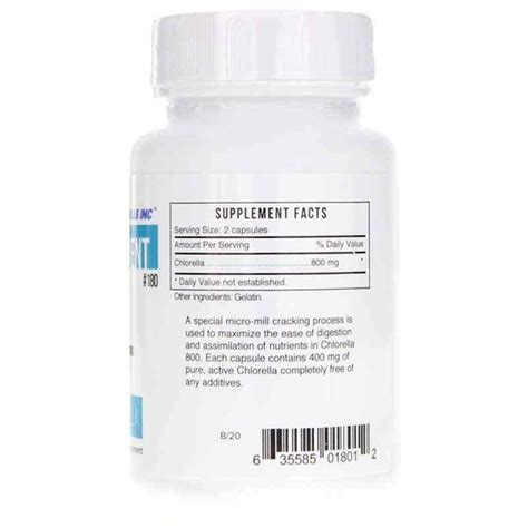 Rel Super Chlorella Systemic Formulas