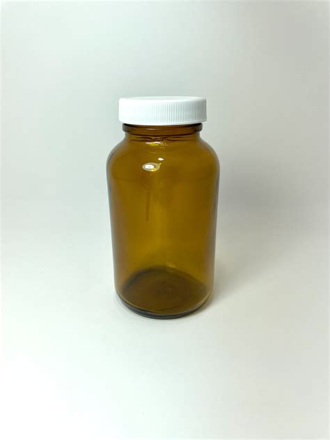 Wide Mouth Amber Glass Bottles Cambridge Environmental Products Inc