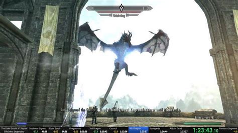 Skyrim Legendary Difficulty Glitchless 13126 Speedrun Youtube