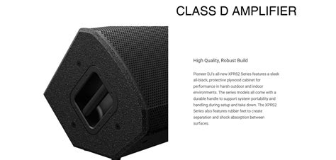 Pioneer Dj Xprs102 Xprs Series 10 2 Way Full Range Speaker With Dsp