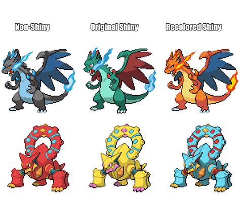 Pokemon Charizard Mega Evolution Shiny