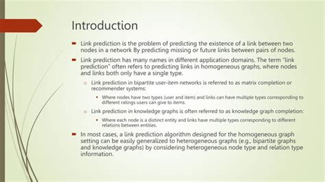 Chapter 10 Link Prediction Pptx
