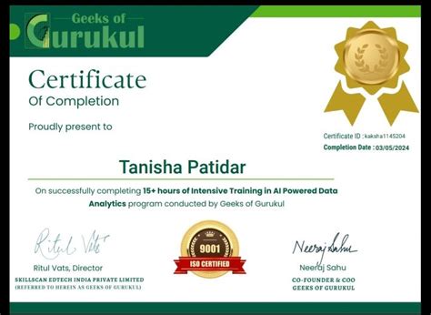 tanisha patidar on linkedin dataanalytics artificialintelligence