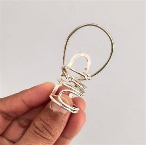 Arthritis Ring Mcp Splint Knuckle Ring Brass Ring For Women Simple