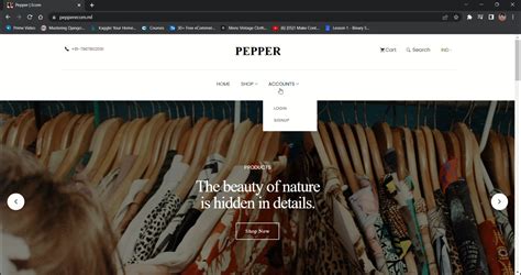 GitHub AswanthAnu Django Project Pepper Ecommerce Website