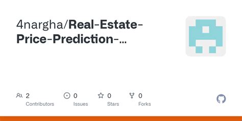 GitHub Nargha Real Estate Price Prediction Dataset Analysis