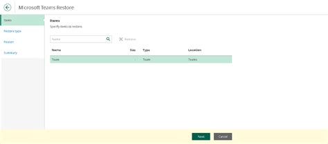 Teams Restore Veeam Backup For Microsoft Guide