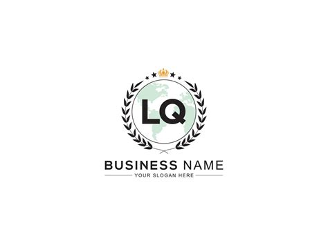 Modern Minimalist Lq Crown Logo Professional Lq Logo Letter Design For