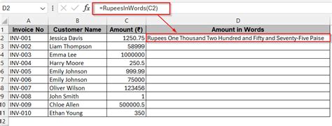 how to convert a number to words in excel in rupees excel insider