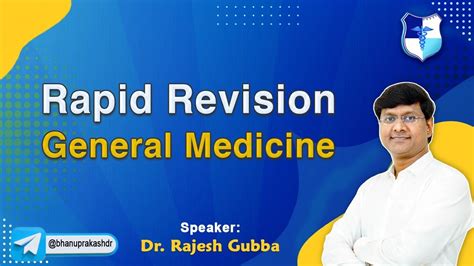 Comprehensive Overview Of General Medicine Rapid Revision By Dr
