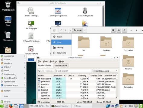 Opensuse 中提供的桌面环境一瞥 水景一页