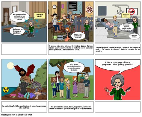 Efectos De La Radiación En Las Personas Storyboard