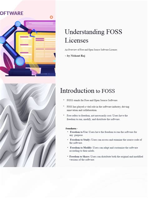 Understanding Foss Licenses Pdf Free Software Software