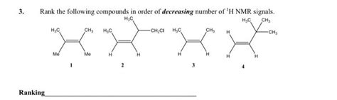 [solved] Rank The Following Compounds In Order Of Decreasi