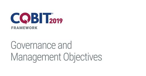 Seungwon Jung On Linkedin Cobit 2019 Framework Governance And