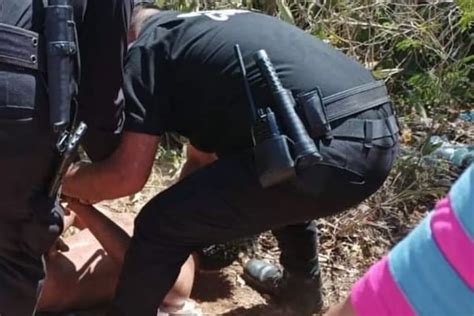 Vecinos linchan a ladrón de leña en Ticul lo dejaron sin ropa PorEsto