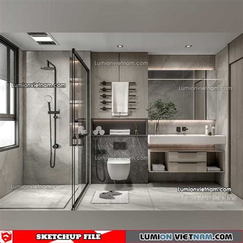 23012023 Bathroom Sketchup Interior Model
