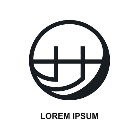 Um Logotipo Criativo Em Fundo Branco Vetor Premium