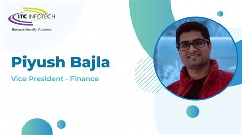 Itcinfotech Itcinfotitan Finance Vicepresident Welcomeonboard Leaders Leadership