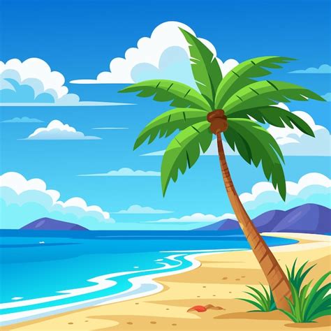 Beach Palm Tree Cartoon Cartoon Palm Trees Images Browse 349927
