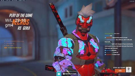 NECROS FASTEST GENJI IN THE WORLD POTG 20K DMG OVERWATCH 2 RELEASE