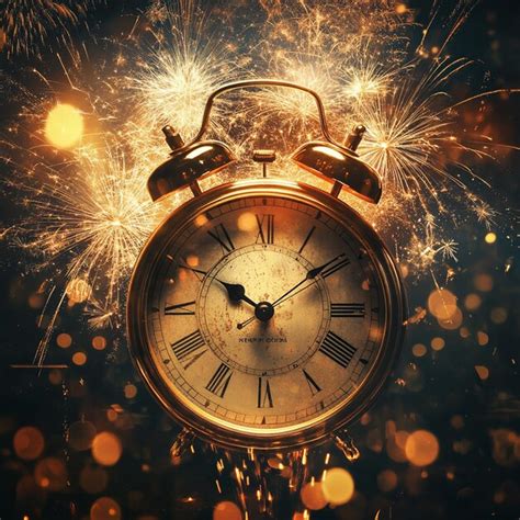 New Years Eve Countdown Clock Image Premium Ai Generated Image