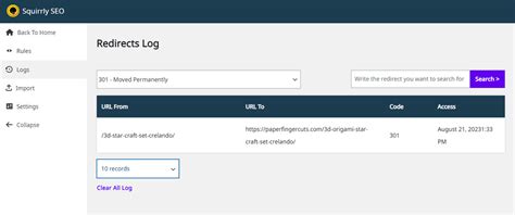 advanced redirects module squirrly seo newton