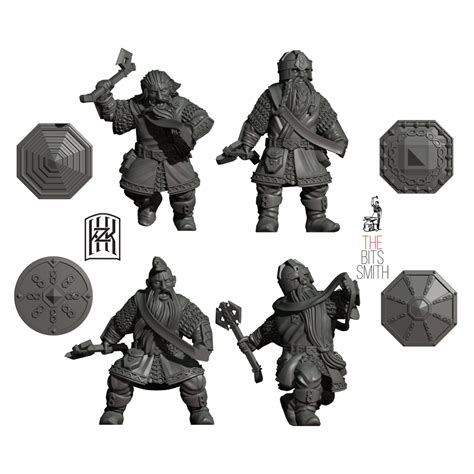 The Bits Smith Dwarf Warrior With Shield