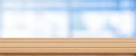 디스플레이 컨셉에 광고 및 디자인 제품을 홍보하기 위한 현대적인 목재 탁상과 함께 아침 배경의 인테리어 럭셔리 모던 욕실 내부가 흐려져 있습니다 0명에 대한 스톡 사진 및