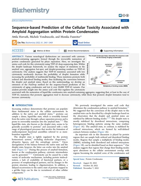 PDF Sequence Based Prediction Of The Cellular Toxicity Associated