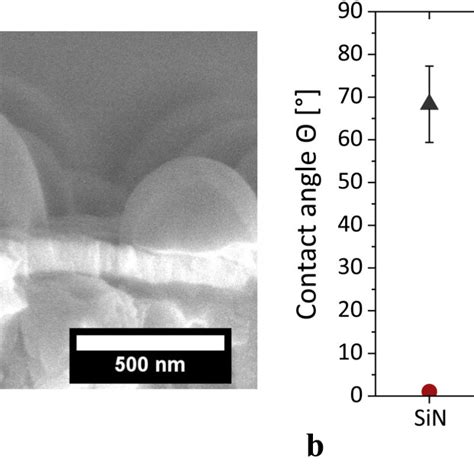 A Cross Sectional Sem Image Of Si μ Cones On A Tiw Coated Glass