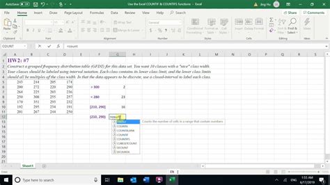 Use The Excel Countif And Countifs Functions Youtube