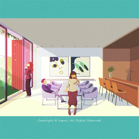 넓직한 창으로 들어오는 햇살에 잠깐 쉬어갑니다 By Jugoni 포트폴리오 노트폴리오