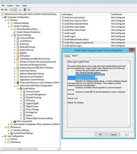 How To See Logonlogoff Activity Of A Domain User Windows