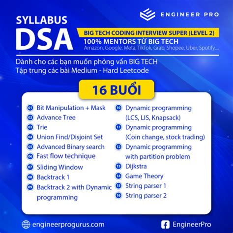 Khóa Học Dsa Level 1 Engineer Pro Khóa Học Hạt Dẻ