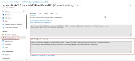Mysql Error While Running Migrate During Azure Web App Database
