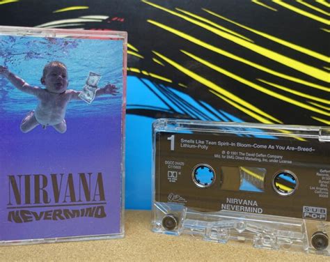 Nirvana Nevermind Cassette Tape Rare Bmg Club Tape C115600 Kurt