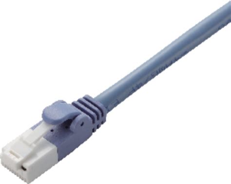 Jp エレコム Eu Rohs指令準拠 Cat5e爪折れ防止 Lanケーブル 3m 簡易パッケージ仕様ブルー Ld