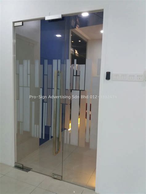 Sandblast Frosted Sticker Office Kl 2018 Roll Up Bunting Stand