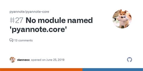 No Module Named Re · Issue 27 · Pyannotepyannote Core
