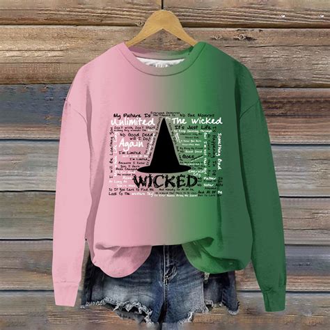 Wicked Trendy Gradient Sweatshirt For Women Casual Long Sleeve