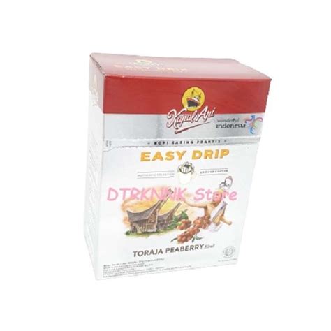 Jual Kapal Api Drip TORAJA PEABERRY Blend Folding Box Sachet X Gram Di Seller DTRKNNK