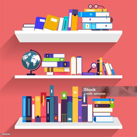 평면 디자인 개념 책입니다 교육 및 학습을도 서와 함께입니다 벡터를 보여 줍니다 개념에 대한 스톡 벡터 아트 및 기타 이미지 개념 개념과 주제 공부 Istock