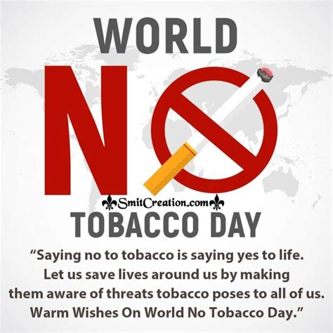 World No Tobacco Day 2023 55 Messages Slogans Wishes