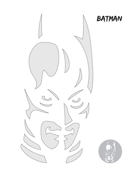 Batman Pumpkin Carving Stencils