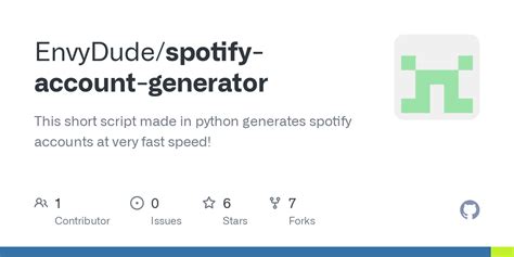 Github Envydudespotify Account Generator This Short Script Made In
