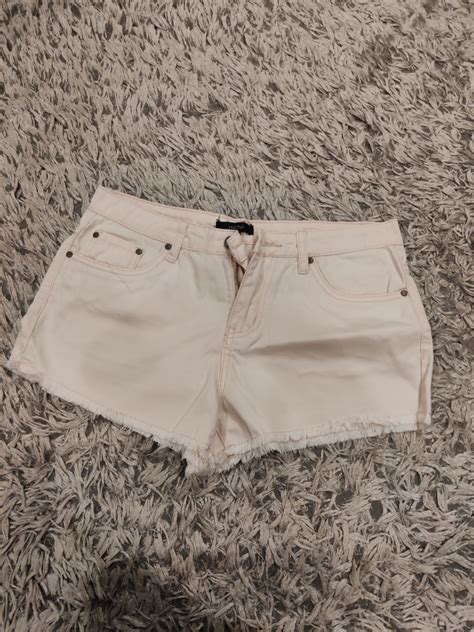 Light Pink Shorts Womens Fashion Bottoms Shorts On Carousell